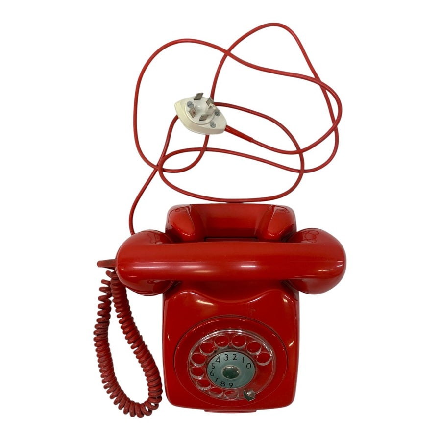 Dialog Retro Telefon Röd Televerket.. | Köp från Footly på Tradera ...