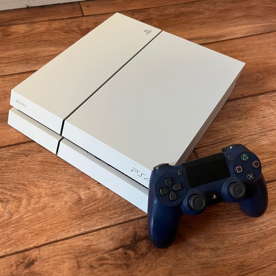 Ps4 Låg Firmware 9.03 Glacier White Komplett | Köp på Tradera (715371418)