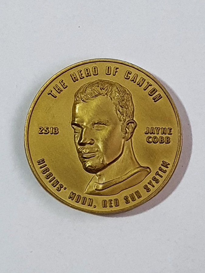 Jayne Cobb - The Hero of Canton Medaljong | Köp på Tradera (697587428)