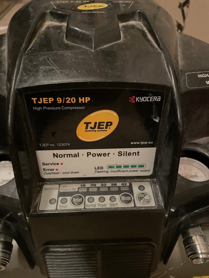 Kyocera TJEP 9/20 HP Kompressor med Senco Finis.. | Köp på Tradera ...