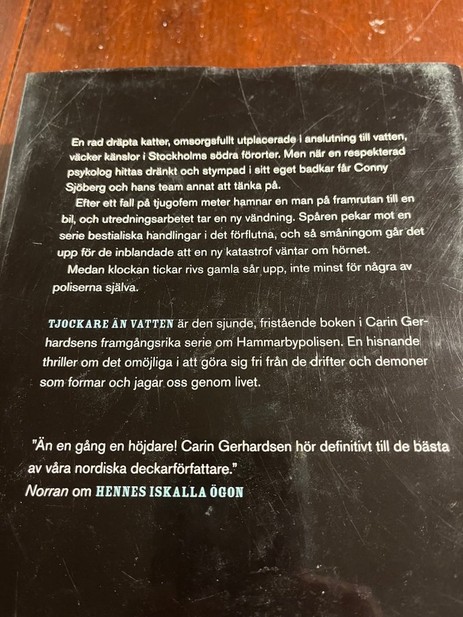 Tjockare än vatten av Carin Gerhardsen, okänt p.. | Köp på Tradera (701240614)