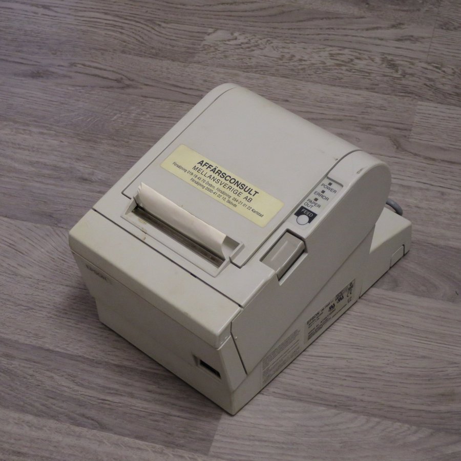Kvittoskrivare Epson TM-T88II Model M129B, inge.. | Köp på Tradera ...