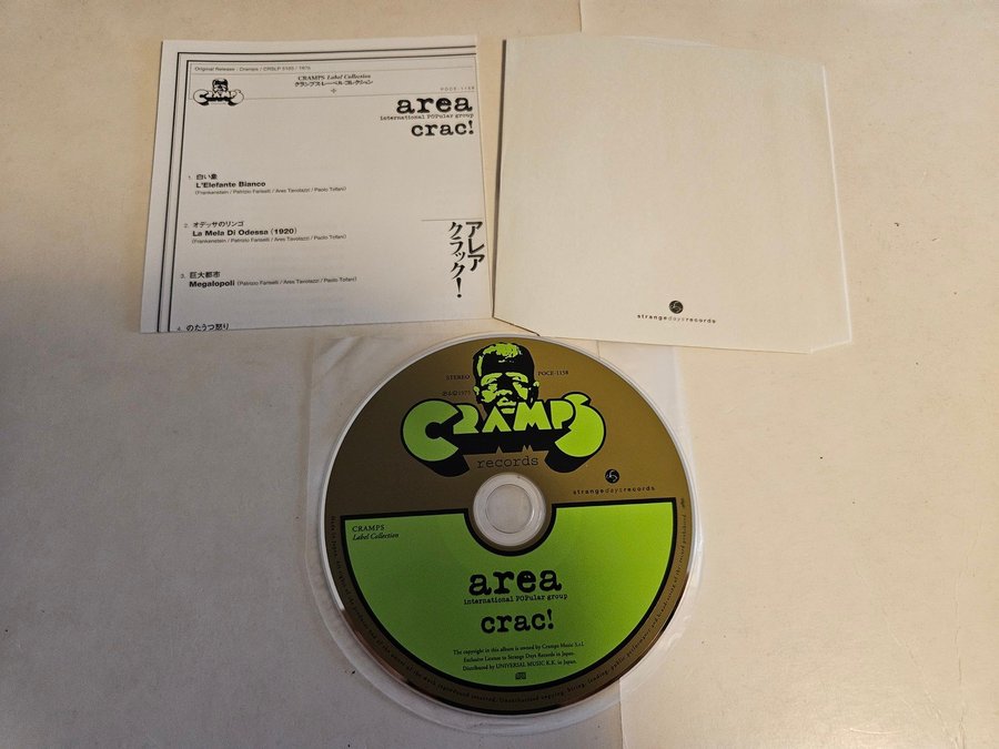 Area - Crac! (Min.. | Köp från sthlm serie & skivhandel på Tradera ...
