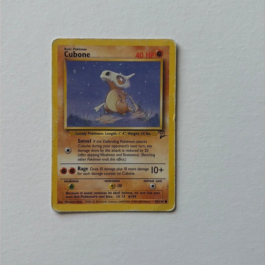 Cubone 70/130 Base Set 2 Pokemonkort | Köp på Tradera (736833434)