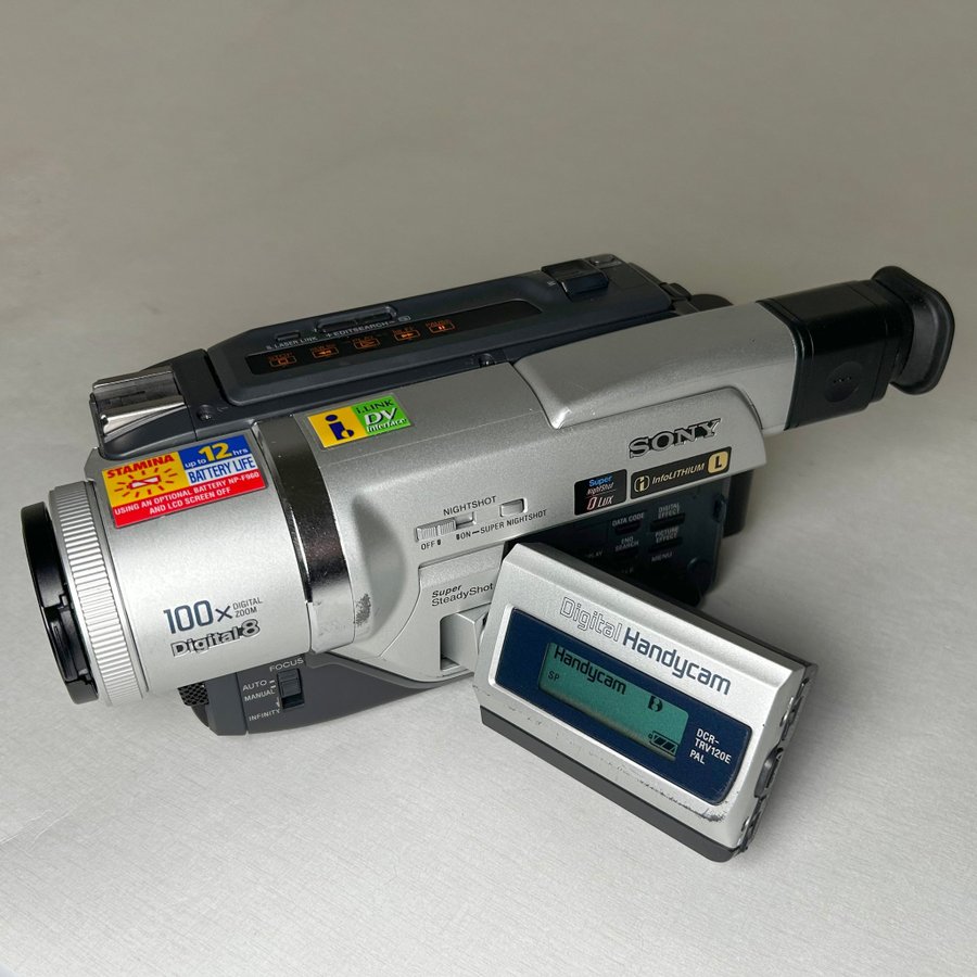 Sony DCR-TRV120E Digital8 (D8, Digital8, Hi8 oc.. | Köp på Tradera ...