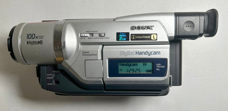 Sony DCR-TRV120E Digital8 (D8, Digital8, Hi8 oc.. | Köp på Tradera ...
