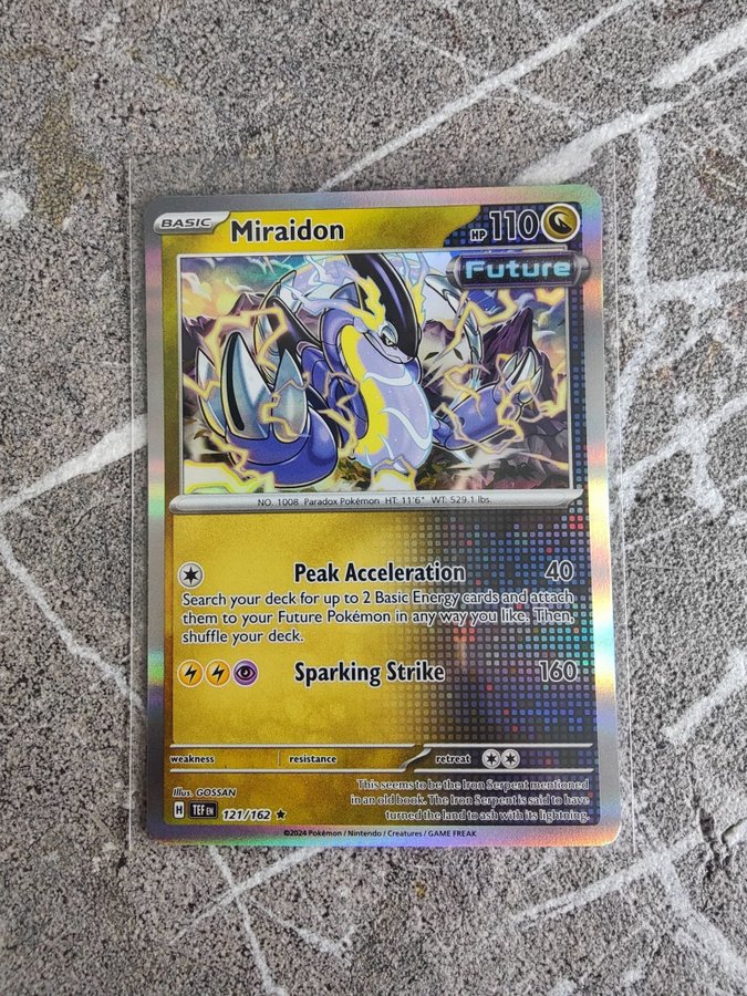 Pokémon TCG Miraidon HP110 Holo 121/162 2024 | Köp på Tradera (701247524)