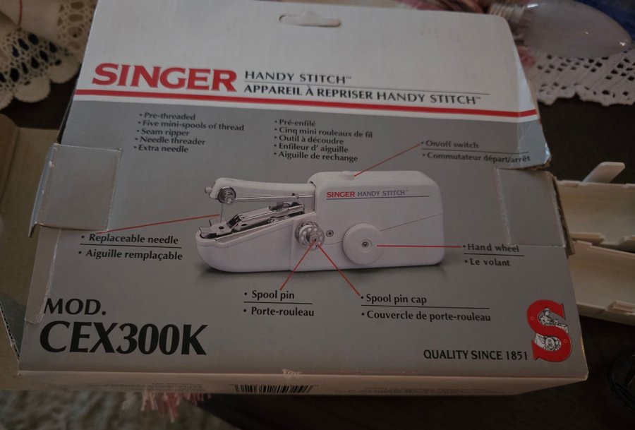 Singer Handy Stitch - Portabel Symaskin | Köp på Tradera (708634450)