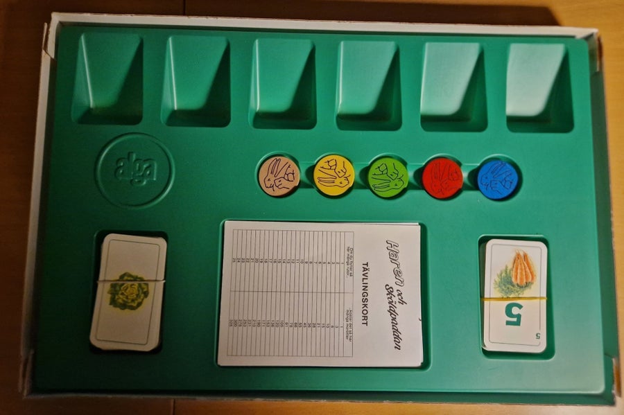 Haren och sköldpaddan Alga Ett salladskort sakn.. | Köp på Tradera ...