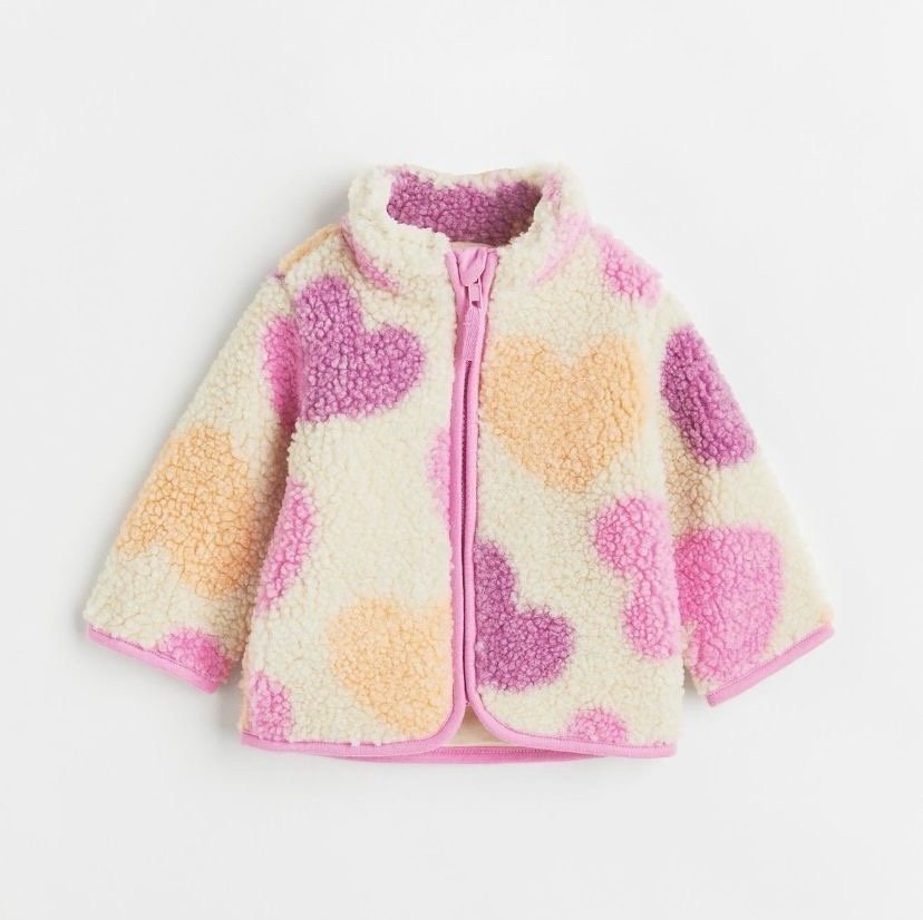 H&M, PILEFLEECEJACKA, pilejacka, teddyjacka, fl.. | Köp på Tradera ...