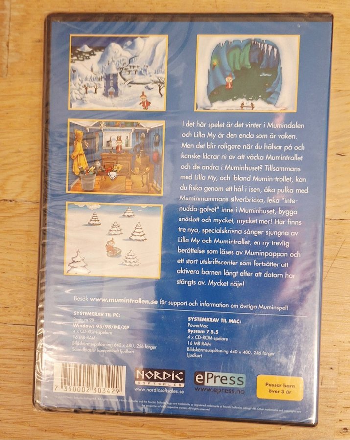 SPEL Mumin Vinter i Mumindalen PC/MAC CD-ROM | Köp på Tradera (698476703)