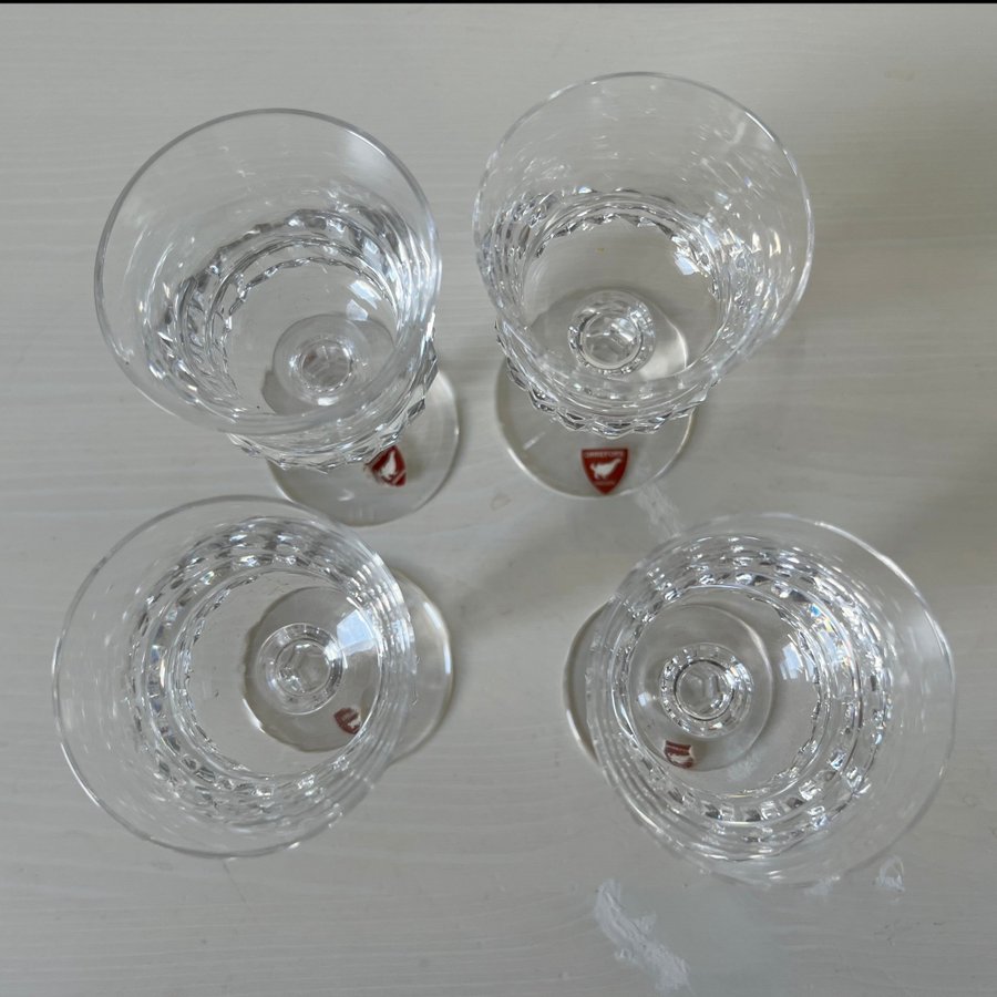 4 st Orrefors Silvia Starkvin / Snapsglas Desig.. | Köp på Tradera ...