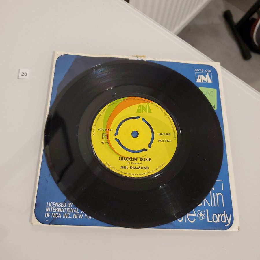 Neil Diamond - Cracklin' Rosie / Lordy - Vinyls.. | Köp på Tradera ...
