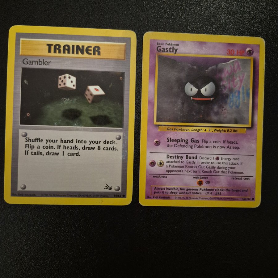 Pokémonkort unika "ink error" - Gambler Trainer.. | Köp på Tradera ...