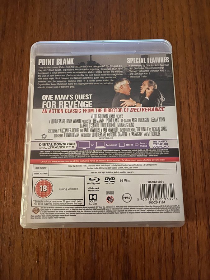 Point Blank - Lee Marvin - Blu-ray | Köp på Tradera (713513515)