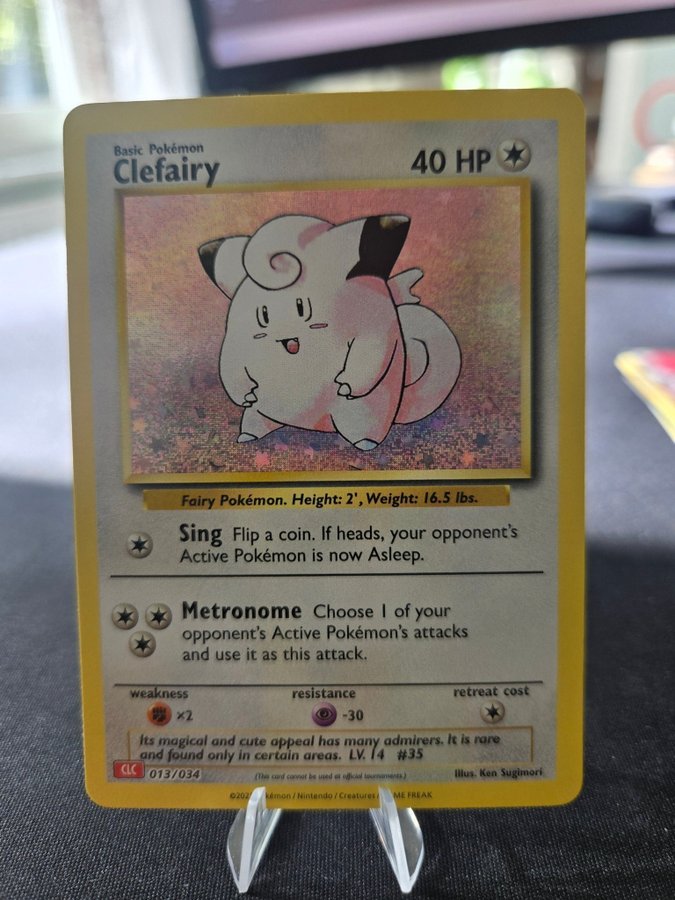 Clefairy - Pokémonkort 013/034 | Köp på Tradera (710284106)