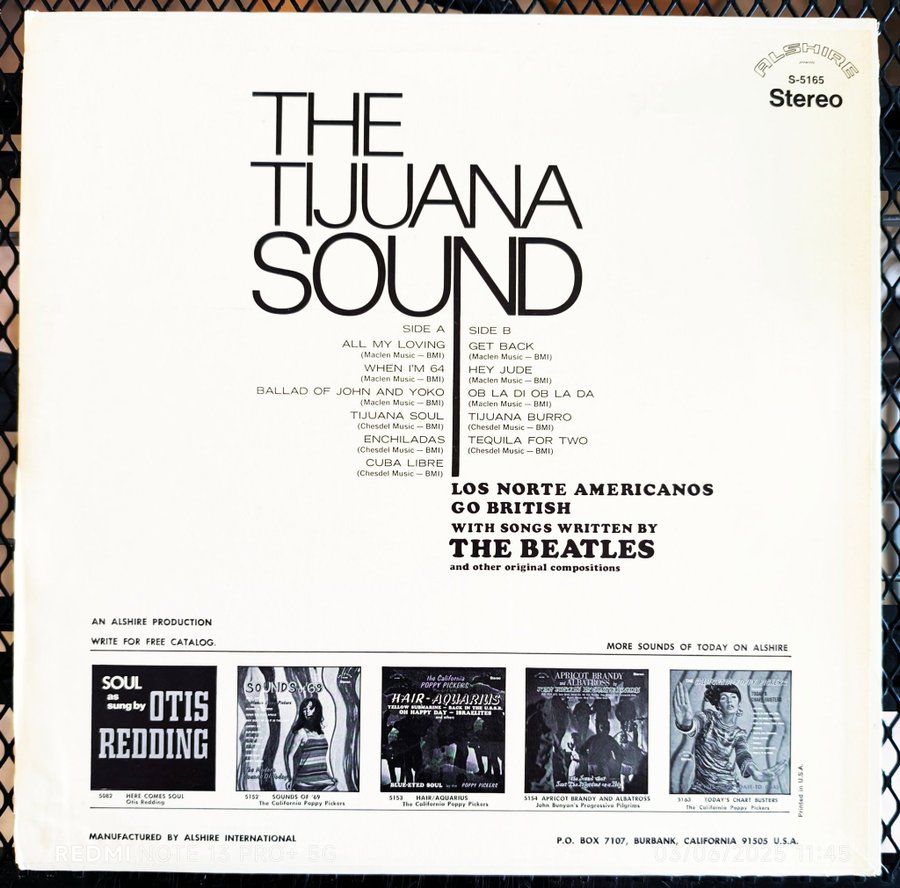 The Tijuana Sound - Innehåller covers av The Be.. | Köp på Tradera ...