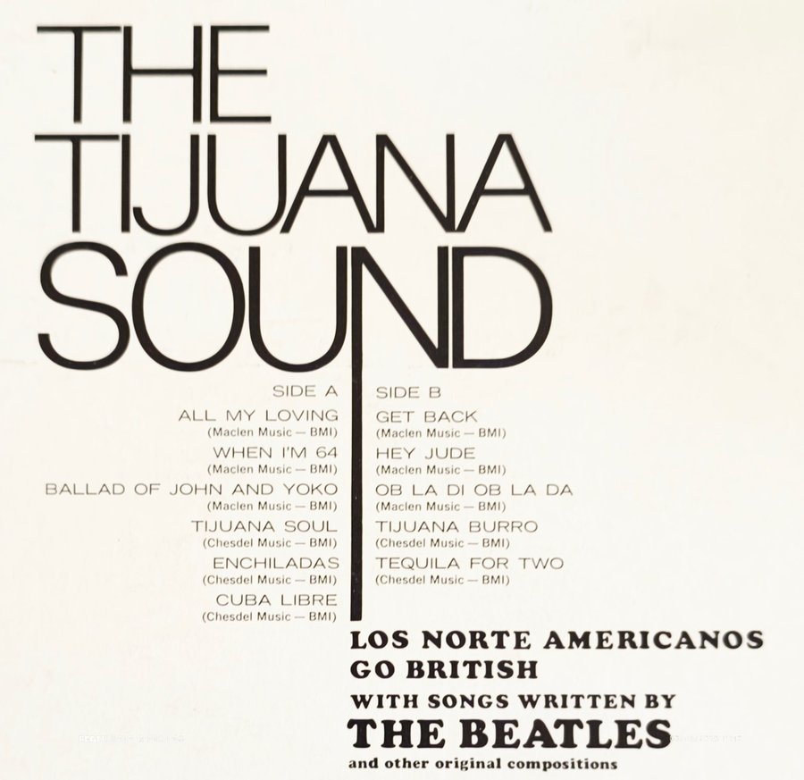 The Tijuana Sound - Innehåller covers av The Be.. | Köp på Tradera ...