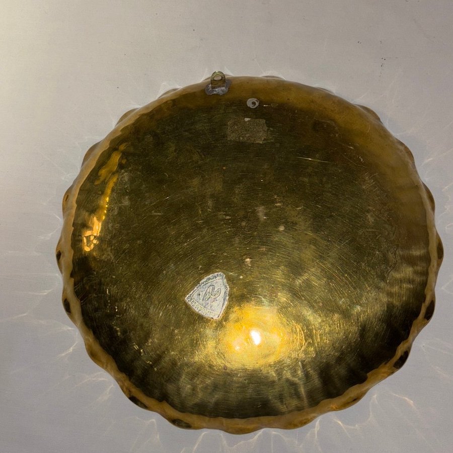 Dekorativt fat i mässing vintage JH Anderssons .. | Köp på Tradera ...