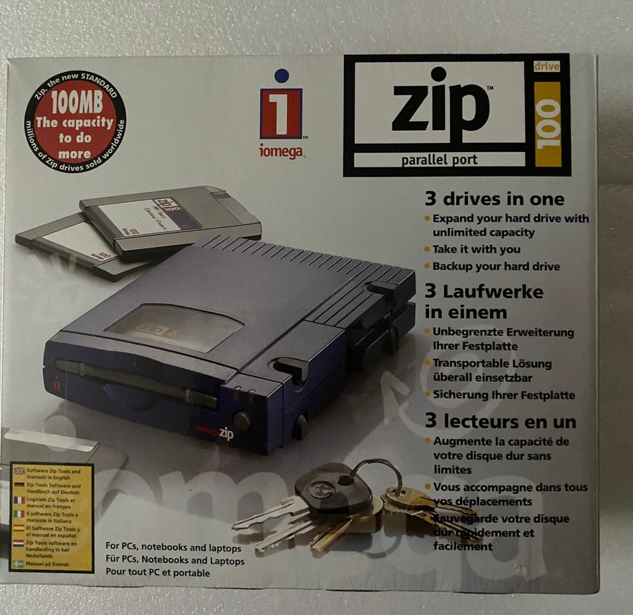 Iomega Zip 100 Parallel Port | Köp på Tradera (710584794)