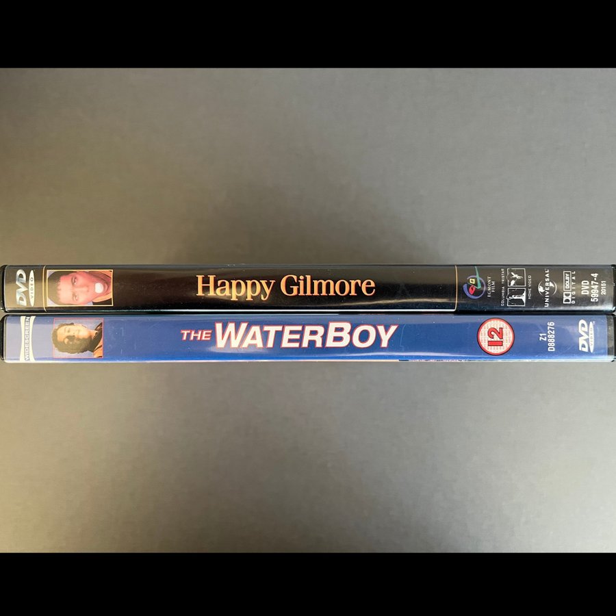 The Waterboy & Happy Gilmore - Adam Sandler DVD.. | Köp på Tradera ...