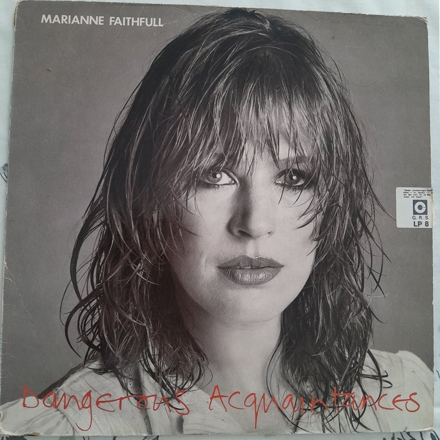 Marianne Faithfull - Dangerous Acquaintances - LP | Köp på Tradera ...