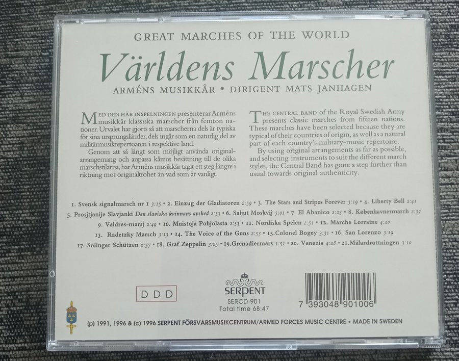 Världens Marscher - Great Marches Of The World .. | Köp på Tradera ...