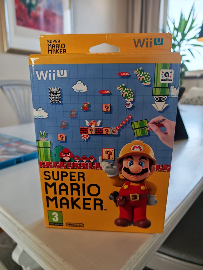 Super Mario Maker - Wii U inplastad! | Köp på Tradera (702100595)