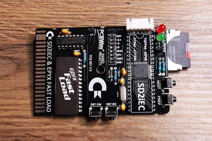 C64 SD2IEC V2 + Epyx FastLoad Combo Cart | 1541.. | Köp på Tradera ...