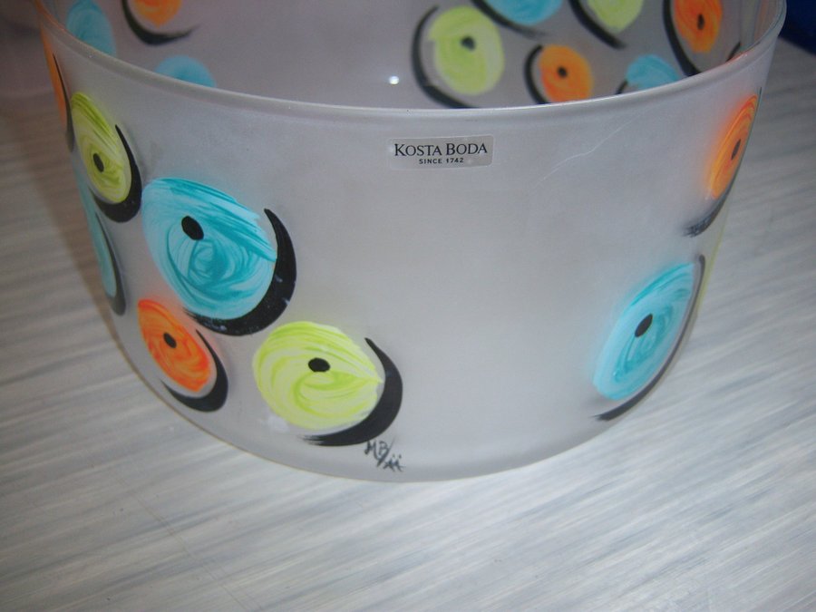 Kosta Boda Kostglas Skål Av Monka B | Köp på Tradera (702371313)