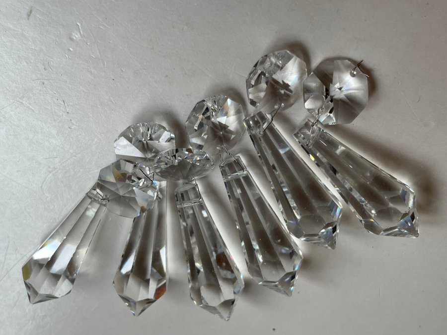 6 st. PIGG PRISMOR i kristall med överdel, häng.. | Köp på Tradera ...