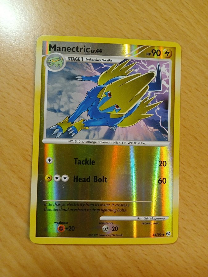Manectric [Reverse Holo] 44/99 Pokemon Arceus | Köp på Tradera (709511309)