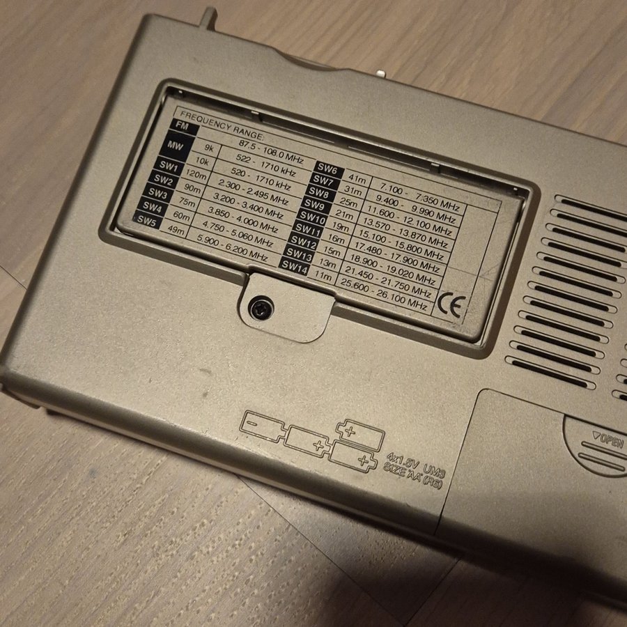 Världsradio Sangean ATS 404 Radio | Köp på Tradera (709292968)