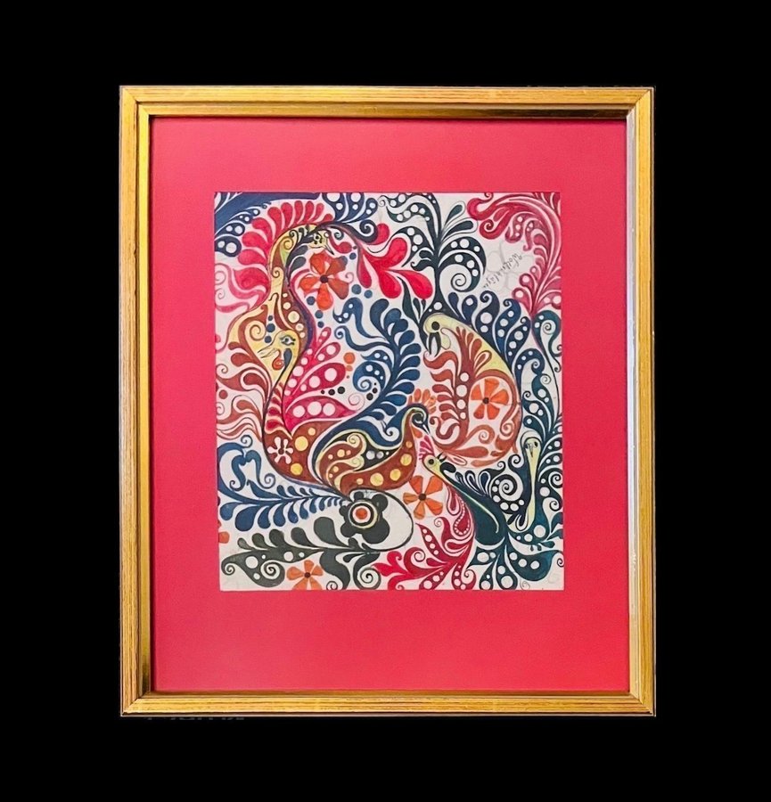 Ragnar Wollschläger signerat original | Köp på Tradera (710995831)