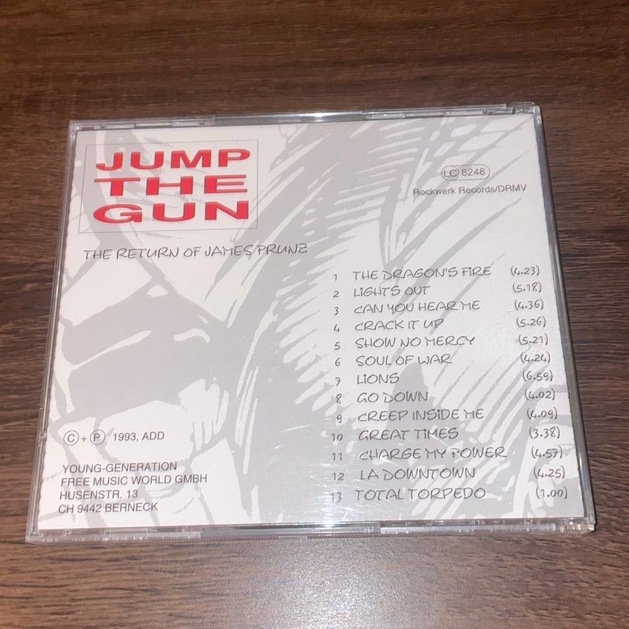 Jump The Gun - The Return Of James Prunz CD | Köp på Tradera (713641592)