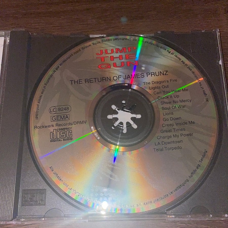 Jump The Gun - The Return Of James Prunz CD | Köp på Tradera (713641592)