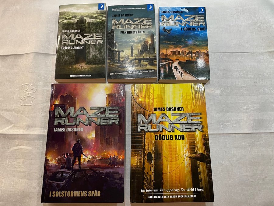 Maze Runner serien av James Dashner 5 böcker | Köp på Tradera (713822194)