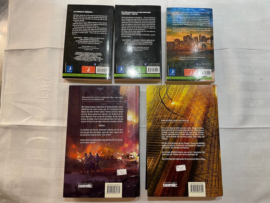 Maze Runner serien av James Dashner 5 böcker | Köp på Tradera (713822194)