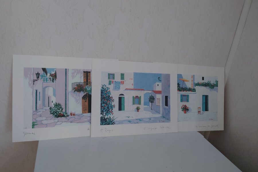 TRE ST. LITOGRAFIER SIGNERADE GOMEZ.. | Köp från REACAG på Tradera ...