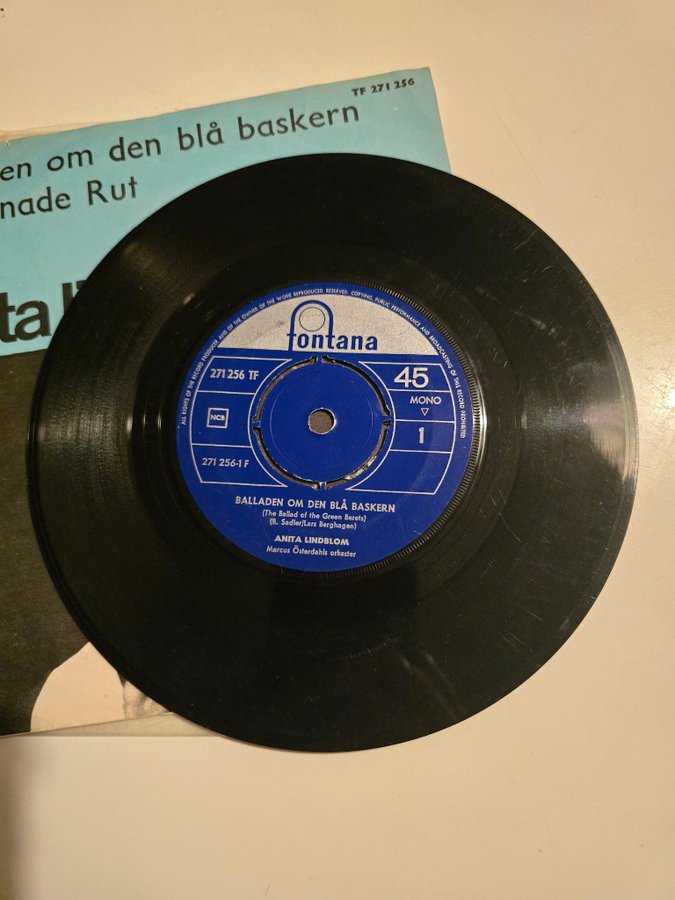 Anita Lindblom - Balladen Om Den Blå Baskern / .. | Köp på Tradera ...