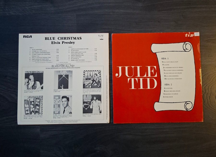 Elvis Presley - Blue Christmas & Jule Tid | Köp på Tradera (710599779)