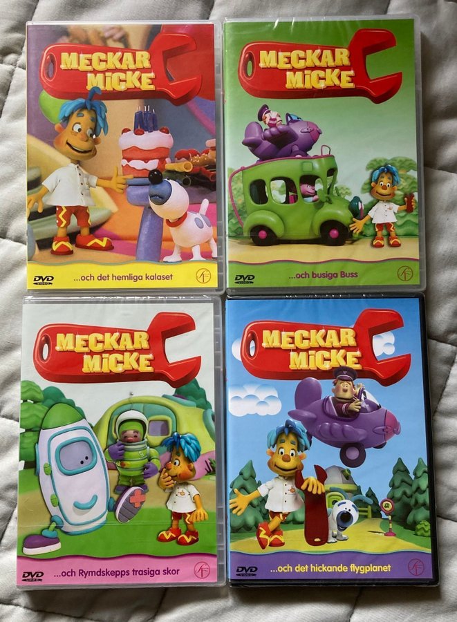 Meckar Micke - 4 st dvd - 3 st inplastad | Köp på Tradera (557340296)