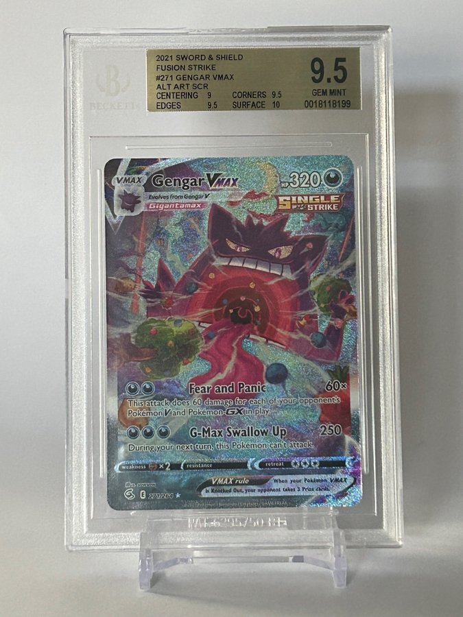 Gengar VMAX #271 Pokemon Fusio.. | Köp från Buskbutiken på Tradera ...