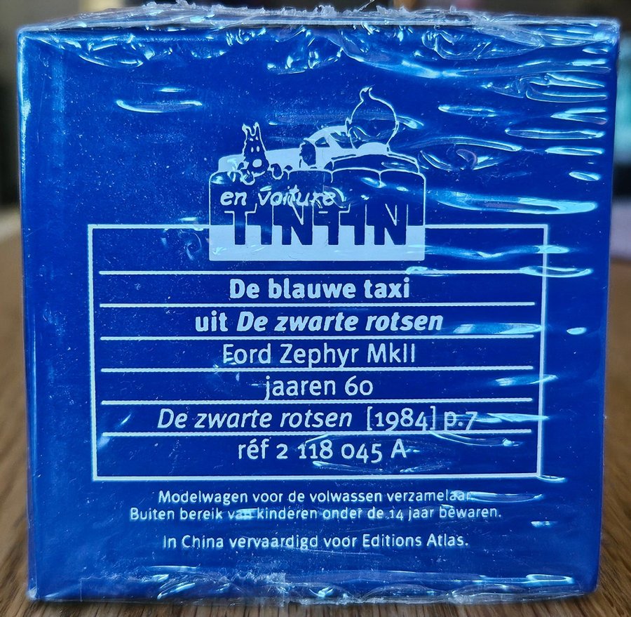 Tintin bilmodell "Den blå taxin" Ford Zephyr MkII | Köp på Tradera ...