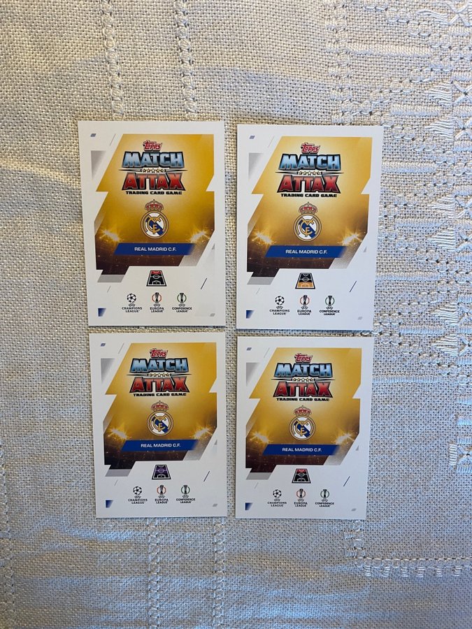 4x Real Madrid - Vini Jr, Rodryg, Carvajal, Tch.. | Köp på Tradera ...