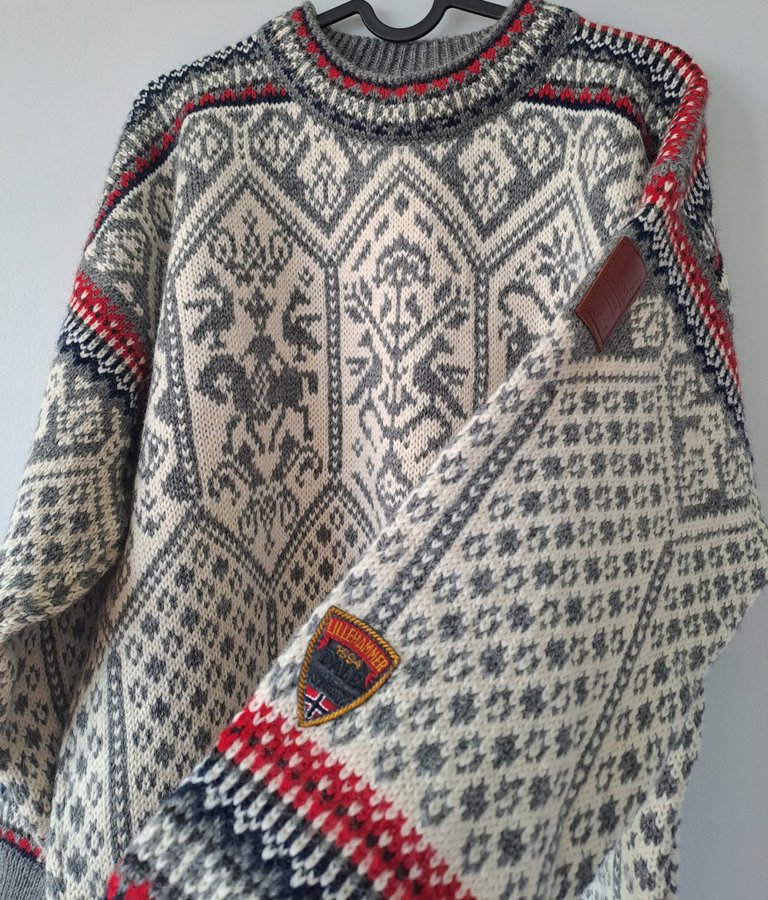 DALE OF NORWAY LILLEHAMMER vintage tröja lusek.. | Köp på Tradera ...