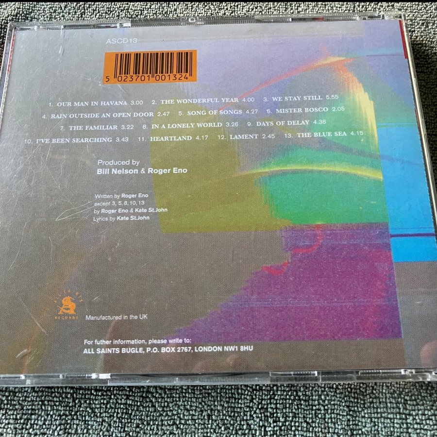 Rogereno With Kate St.John - The Familiar CD | Köp på Tradera (712062277)