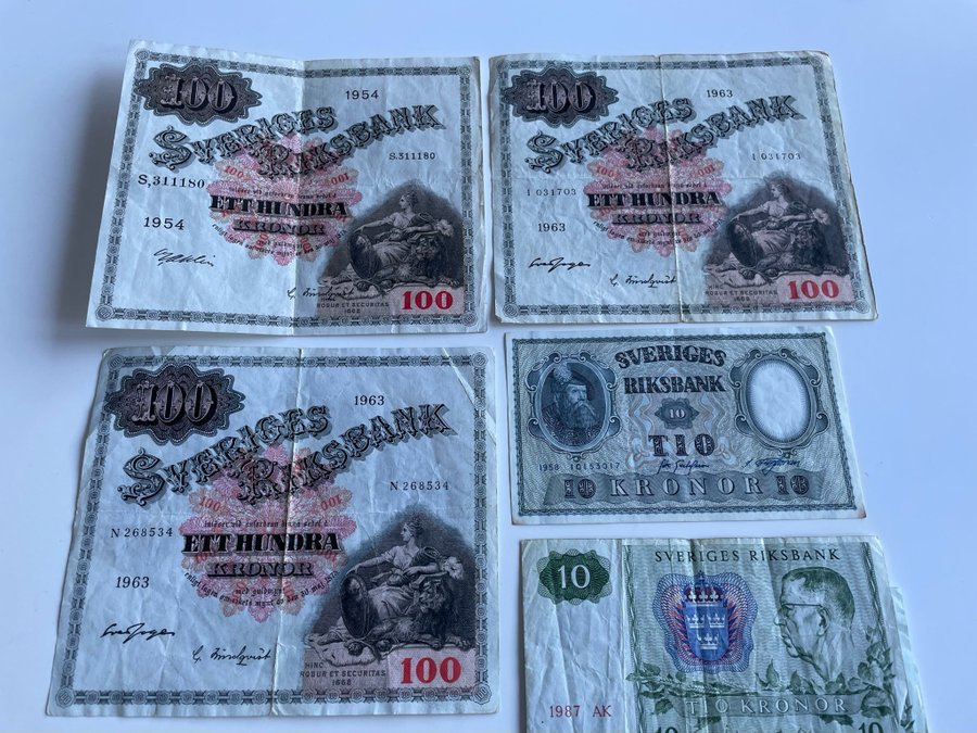 Se produkter som liknar Gamla sedlar, nominellt värde.. på Tradera ...