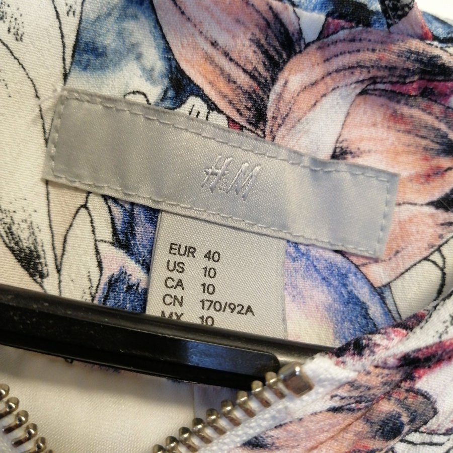 H&M flerfärgade bomberjacka sommarjacka tunn ja.. | Köp på Tradera ...