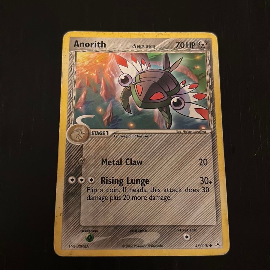 Anorith - Pokémonkort | Köp på Tradera (710648722)